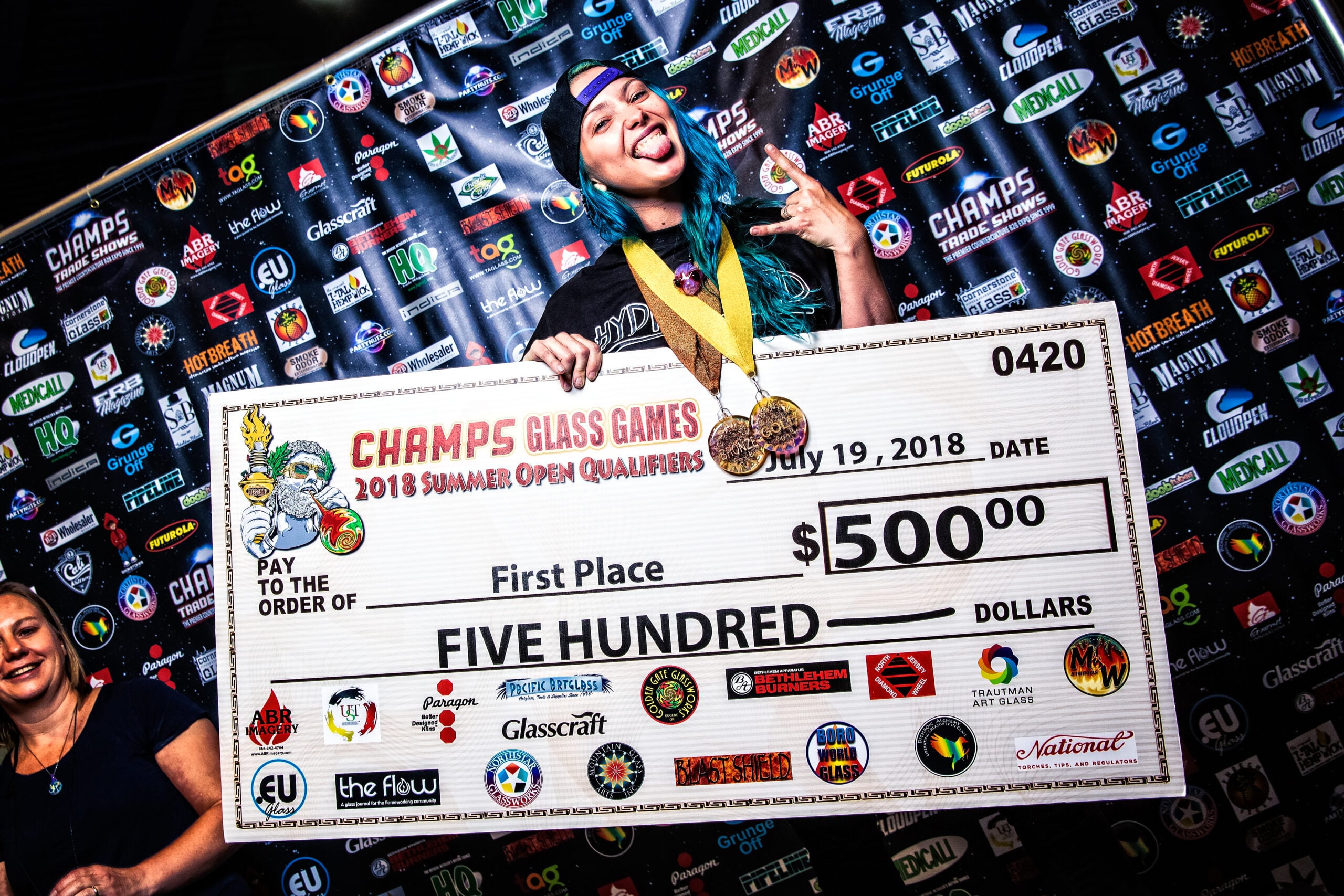2018 Summer Glass Games Winners with their Big Checks! - CHAMPS Show ...